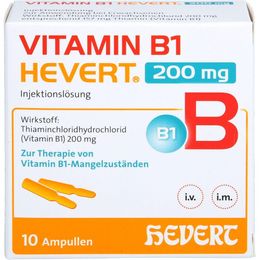 Vitamin B1 Hevert 200 mg Injektionsl&ouml;sung Amp. 10X2 ml