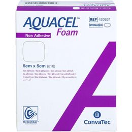 Aquacel Foam nicht adh&auml;siv 5x5 cm Verband 10 St