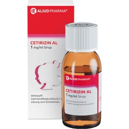 ALIUD Cetirizin Al 1 mg/ml Sirup bei Heuschnupfen 2X75 ml