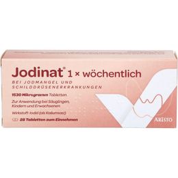 Aristo Jodinat 1x w&ouml;chentlich 1530 Mikrogramm Tabletten 28 St