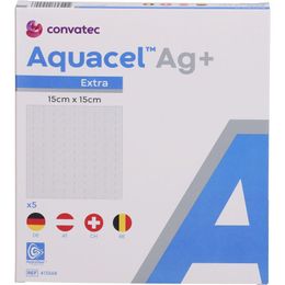 Aquacel Ag+ Extra 15x15 cm Kompressen 5 St