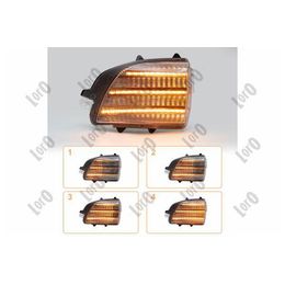 Abakus Blinkleuchtensatz l52140002ledd LED Au&szlig;enspiegel rechts f&uuml;r Volvo