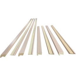 Kilsgaard Glasleiste Dekor Buche Zimmert&uuml;r, 665x1425 mm