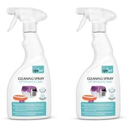 OptiPet Katzenklo Reiniger 2x500 ml