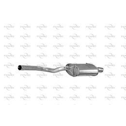 FENNO Endschalld&auml;mpfer p1260 hinten f&uuml;r Audi