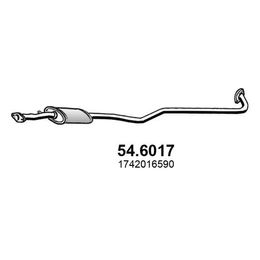 Asso Mittelschalld&auml;mpfer 546017 f&uuml;r TOYOTA