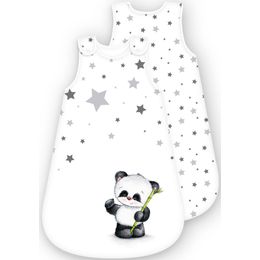 Babyschlafsack Baby Best "Panda", Baby, Gr. L: 70cm, wei&szlig;, Bezug: 100% Baumwolle. F&uuml;llung: 100% Polyester, Schlafs&auml;cke