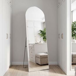 Spiegel OTTO HOME "Standspiegel Addrik, wahlweise in 2 Gr&ouml;&szlig;en 150x40cm oder 180x60cm", transparent (silber), B:60cm H:180cm T:2,7cm, Sicherheitsglas, Spiegel, Ganzk&ouml;rperspiegel mit Sicherheitsglas, in verschiedenen Farben