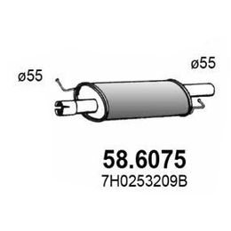 Asso Mittelschalld&auml;mpfer 586075 f&uuml;r VW