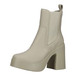 High-Heel-Stiefelette Steve Madden "Steve Madden Stiefelette Lederimitat", Damen, Gr. 40, wei&szlig;, Lederimitat, Schuhe