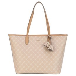 JOOP! Shopper JOOP "cortina 1.0 shopper lhz", Damen, Gr. B/H/T: 36cm x 29cm x 17cm, beige (sesame), Lederimitat, Taschen Shopper, Damen Handtasche mit doppeltem Henkel