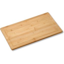 Schneide- und Abdeckplatte Kesper, beige (natur), B:28cm H:4cm L:50cm, Bambus, Herdabdeckplatten