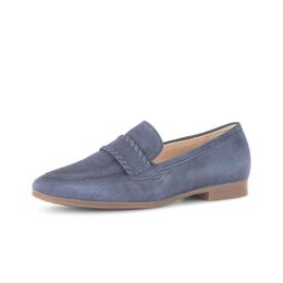Slipper Gabor "Slipper", Damen, Gr. 38, blau, Schuhe Slipper