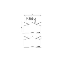 MAGNETI MARELLI Bremsbelagsatz, Scheibenbremse 363700506020 f&uuml;r SATURN Iveco