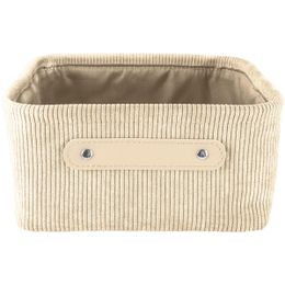 Aufbewahrungskorb Kleine Wolke "Bedford", beige, Polyester, Aufbewahrungsboxen
