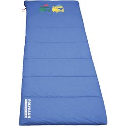Deckenschlafsack Polydaun "Kinderschlafsack Beach House", hell blau, Schlafs&auml;cke, Kinder, B/L: 70cm x 160cm, umlaufender Rei&szlig;verschluss, Obermaterial: 100% Polyester. Innenfutter: 100% Baumwolle, L:160cm