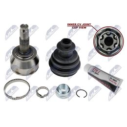 NTY Gelenksatz, Antriebswelle npzar012 radseitig f&uuml;r ALFA ROMEO Fiat LANCIA