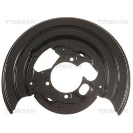 TRISCAN Spritzblech, Bremsscheibe 812529243 Hinterachse links f&uuml;r Mercedes VW