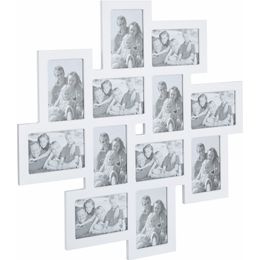 Bilderrahmen Collage OTTO HOME "Family, wei&szlig;", wei&szlig;, B:62cm, Glas, MDF, Bilderrahmen, Fotorahmen, Bildformat 10x15 cm