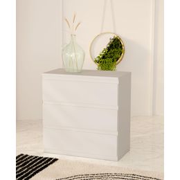 Kommode FORTE "EDMORE", grau, B:77,2cm H:79,8cm T:42,2cm, Sideboards, Kommode, Kommode, Breite ca. 78 cm