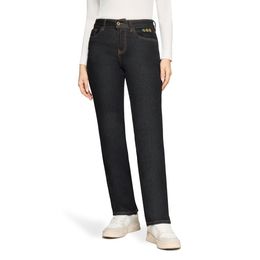 Stretch-Jeans Cartoon "Damen mit Strass", Damen, Gr. 44, Normalgr&ouml;&szlig;en, raw denim, Obermaterial: 70% Baumwolle, 24% Polyester, 4% Viskose, 2% Elasthan, straight fit, Jeans