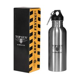 Isolierflasche Top Gun "TG22016", Gr. 0,7ml, silber, Trinkflaschen Isolierflasche