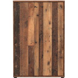 Kommode FORTE "Tempra, Kommode, 2 T&uuml;ren, viel Stauraum, H&ouml;he 111,1 cm", braun (old wood vintage), B:73,7cm H:111,1cm T:34,8cm, Sideboards, Kommode