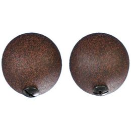 Gardinenstangen-Endst&uuml;ck Liedeco "Bologna", braun (rostbraun), B:3cm H:2,7cm L:2,7cm &Oslash;:1,6cm, Gardinenstangenendst&uuml;cke, Gardinenstangen-Endst&uuml;ck, f&uuml;r Gardinenstangen &Oslash; 16 mm