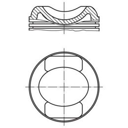 Mahle Kolben 5042800