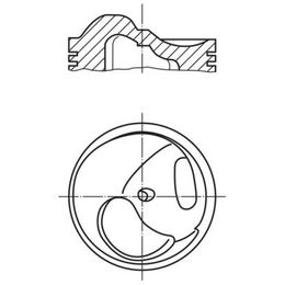 Mahle Kolben 5035500