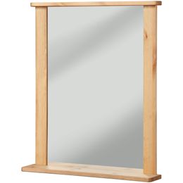 Badspiegel Welltime "Sylt", beige (ge&ouml;lt), B:65cm H:78cm T:12cm, Spiegel, Badspiegel, Spiegel, Breite 65 cm