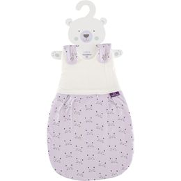 Tr&auml;umeland Babyschlafsack TR&Auml;UMELAND "Au&szlig;enschlafsack Schmusekatez", Baby, Gr. 50/56, umlaufender Rei&szlig;verschluss, bunt, Obermaterial: 100% Baumwolle, Schlafs&auml;cke
