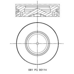 Mahle Kolben 081pi00114002