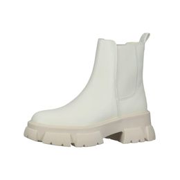 Stiefelette Steve Madden "Steve Madden Stiefelette Leder/Textil", Damen, Gr. 41, bone, Leder, Textil, Schuhe Stiefelette