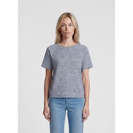 Print-Shirt Rabe "T-Shirt", Damen, Gr. 38, dunkelblau, 54%Viskose, 46%Polyester, gestreift, gerade, Shirts