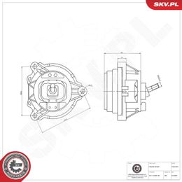 ESEN SKV Lagerung, Motor 75skv087 rechts f&uuml;r BMW