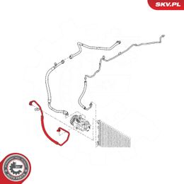 ESEN SKV Hochdruck-/Niederdruckleitung, Klimaanlage 54skv694 f&uuml;r Opel NISSAN RENAULT