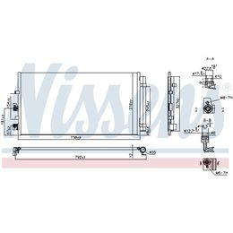 NISSENS Kondensator, Klimaanlage 941206 f&uuml;r Ford