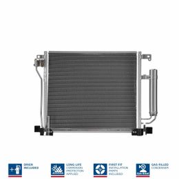 NISSENS Kondensator, Klimaanlage 940555 f&uuml;r NISSAN