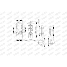 WALKER Expansionsventil, Klimaanlage wex00062 f&uuml;r Mercedes