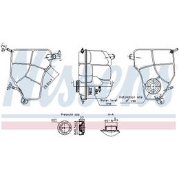 NISSENS Ausgleichsbeh&auml;lter, K&uuml;hlmittel 996360 f&uuml;r Ford