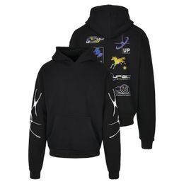 Hoodie "Upscale by Mister Tee Herren", Herren, Gr. S, schwarz, 100% Baumwolle, UPSCALE BY MISTER TEE, unifarben, Sweatshirts Hoodie