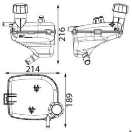 Mahle Ausgleichsbeh&auml;lter, K&uuml;hlmittel crt336000s f&uuml;r RENAULT