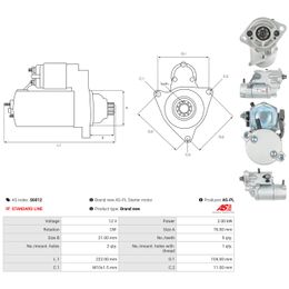 AS-PL Starter s6012 f&uuml;r ROVER LAND