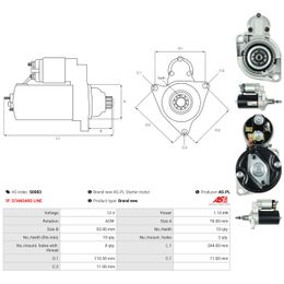 AS-PL Starter s0083 f&uuml;r VW