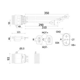 Mahle Regler, Innenraumgebl&auml;se abr78000s f&uuml;r CUPRA VW