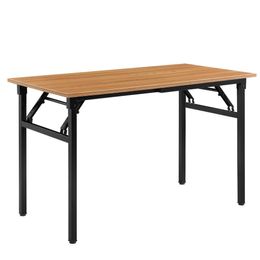 [neu.haus] Klapptisch, Buche, Schwarz, Metall, 4-Sitzer, Rechteckig,Rechteckig, 120x76.4x60 cm, Esszimmer, Tische, Esstische