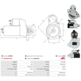 AS-PL Starter s9378s f&uuml;r HYUNDAI