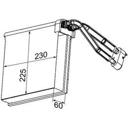 Mahle Verdampfer, Klimaanlage ae95000p f&uuml;r Ford Volvo
