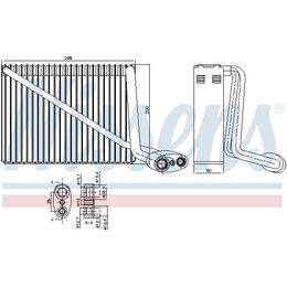 NISSENS Verdampfer, Klimaanlage 92272 f&uuml;r JEEP